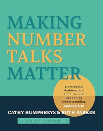 Amazon.com: Making Number Talks Matter: Developing Mathematical ...