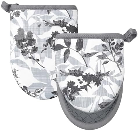 Amazon.com: Alselo Mini Silicone Oven Mitts, Heat and Slip Resistant ...