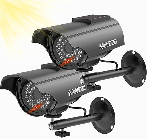 Amazon.com : WALI Solar Powered Fake Simulated Camera, Dummy Security ...
