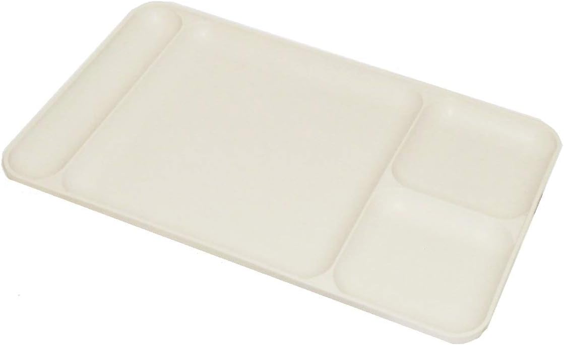 Amazon.com | Tupperware Vintage Off White Light Almond Divided ...