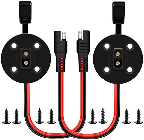 Amazon.com: 12AWG SAE Solar Power Socket Sidewall Port,[2 Pack ...