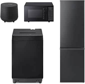 Amazon | 【新生活応援家電セット】アイリスオーヤマ 家電セット 家電 スぺパ 4点セット 冷蔵庫170L 洗濯機7kg レンジ16L 炊飯器 ブラック | アイリスオーヤマ(IRIS ...