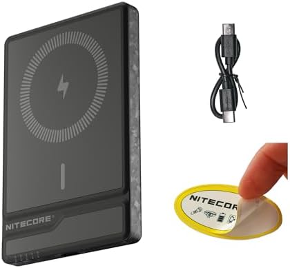 Amazon.com: Nitecore Carbon Battery 6K USB-C Rechargeable Lightweight ...