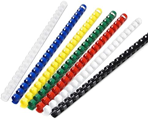 RAYSON Plastic Comb Binding Spines, 21-Ring, 55 Sheet Binding Capacity ...