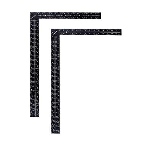 Snapklik.com : POWERTEC 80008-P2 16 Inch X 24 Inch Steel Framing Square