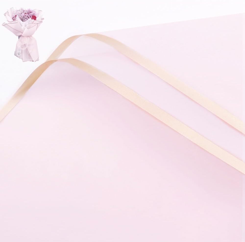 Amazon.com: XIYUAN 20 Counts Gold Edge Fresh Flowers Wrapping Paper,DIY ...