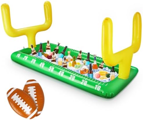 Amazon.com: Inflatable Football Field Cooler Football Party Drink ...