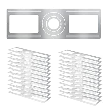 24 Pack New Construction Mounting Plate Round Hole 3" 4" 6" Galvanized ...