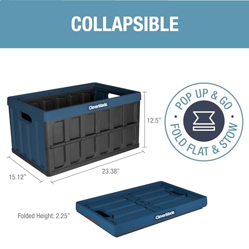 Snapklik.com : CleverMade Collapsible Storage Bin