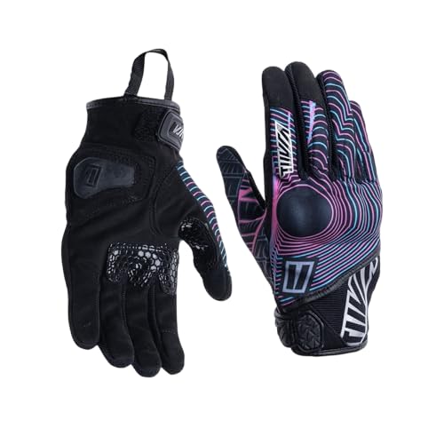 Tiivra Street Riding Gloves - High-Tech PVC Knuckle Protector, Abrasion ...