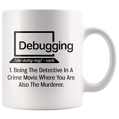 Buy HUMWE Ceramic Debugging Quote for Programmer-Humorous Gift Computer ...