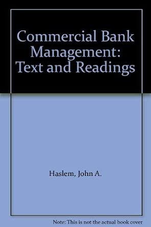 Amazon.com: Commercial Bank Management: Text and Readings ...