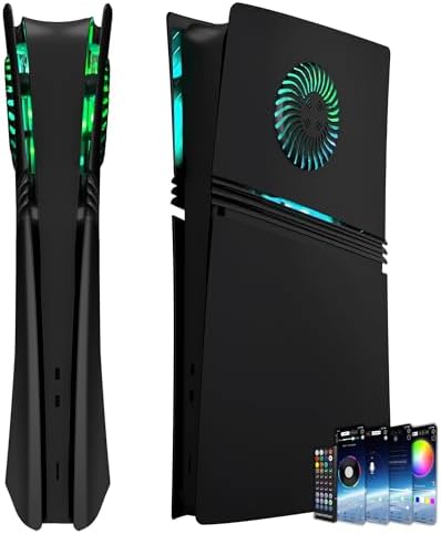 Amazon.com: Cover Plates for PS5 Pro Digital Edition with RGB Light ...