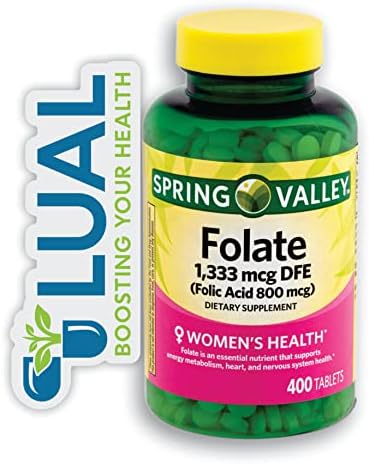 Amazon.com: Support Your Body's Needs with Spring Valley's Folate ...