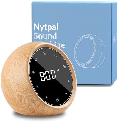Amazon.com: Generic Nytpal Alarm Clock White Noise Sound Sleep Machine ...