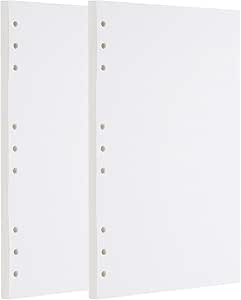 Amazon.com : PATIKIL B5 Blank Refill Paper, Loose Leaf Paper 9 Hole ...
