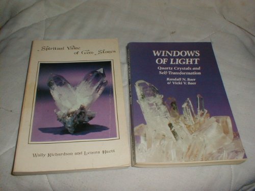 2 Books: "Spiritual Value of Gem Stones" (1981) and "Windows of Light ...