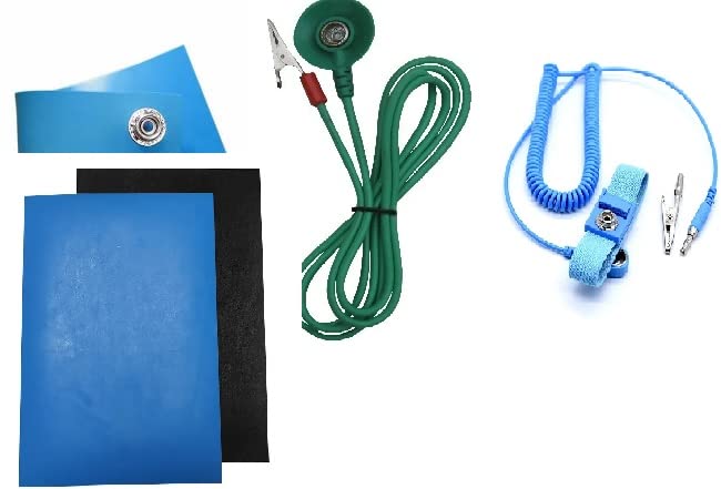 UREC-ESD Safe Anti-Static PVC Table Mat - 2-Layer Blue, 2mm Thickness ...