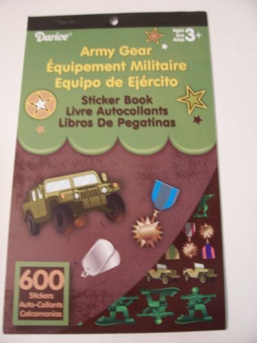 Darice Sticker Book ~ Army Military Equipment (600 Stickers) : Amazon ...