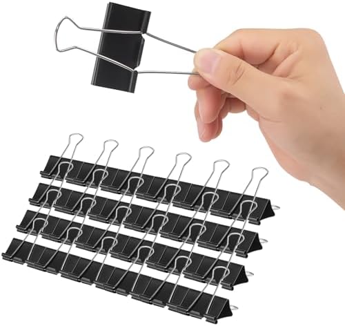 Amazon.com : 2 Inch 32 Pack Extra Large Binder Clips, Jumbo Paper Clips ...
