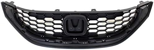 Fitrite Autoparts New Front Grille For 2013-2015 Honda Civic Textured ...