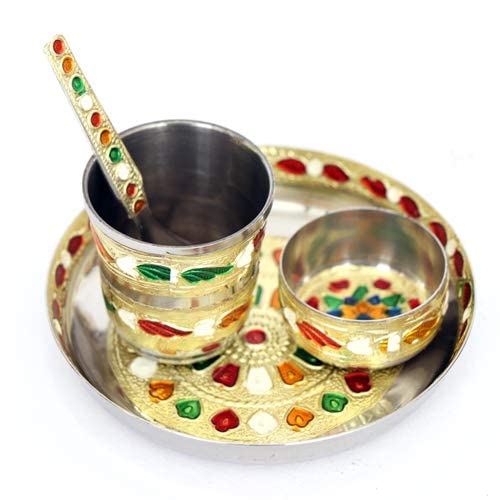 Designer Laddu Gopal Bhog Thali Pooja Bhog Thali Ladoo Gopal ...