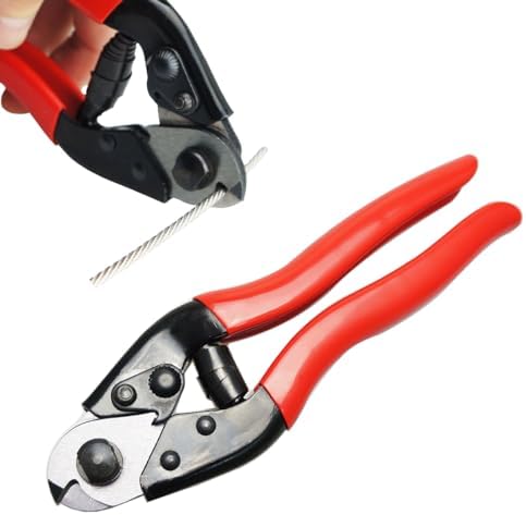 Muzata Cable Cutter Wire Cutter Heavy Duty Up to 1/8" 5/32" Stainless ...