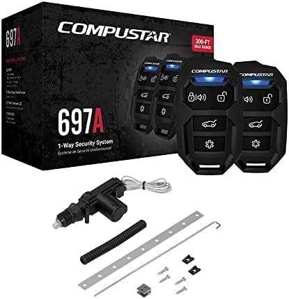 Amazon.com: Compustar CS697-A 1-Way 200' Alarm Keyless w/o Siren and ...