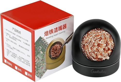 Weller WLACCBSH-02 Soldering Brass Sponge Tip Cleaner, with Silicone ...