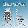 Amazon.com: Butterfly Ergonomic Office Chair High Back Gaming Chair ...