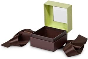 Amazon.com: BULK Pistachio & Chocolate MINISQUARE Box w/ Ribbon 2-3/4x2 ...