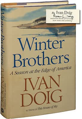 Amazon.com: Rare Ivan Doig WINTER BROTHERS SEASON AT THE EDGE OF ...