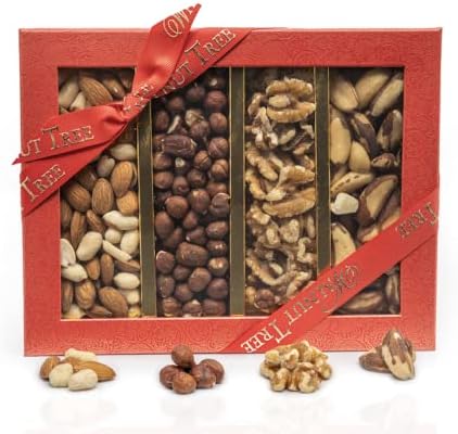Walnut Tree – Assorted Natural Nuts Gift Box – Handpacked in the UK ...
