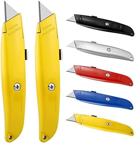 CUTTER HOJA RETRACTIL SISTEMA SEGURIDAD : Amazon.es: Bricolaje y ...