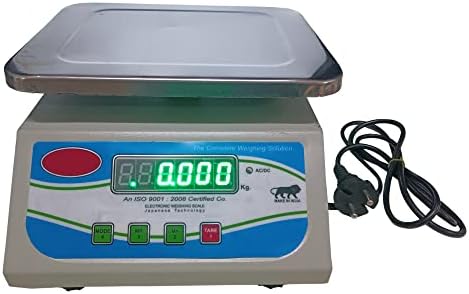 ACU-CHECK Weight Machine for Shop 30kg Digital, Front Back Display ...