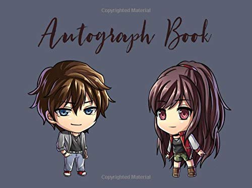 Autograph Book: Your Favorite Comic Convention Autograph Book. Anime ...