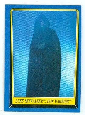 Luke Skywalker Jedi Knight trading card Star Wars Return of the Jedi ...