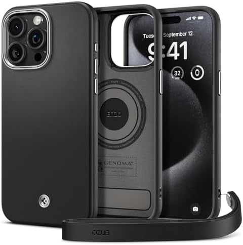 Spigen Enzo Case Compatible con Apple iPhone 15 Pro MAX Funda - Black ...