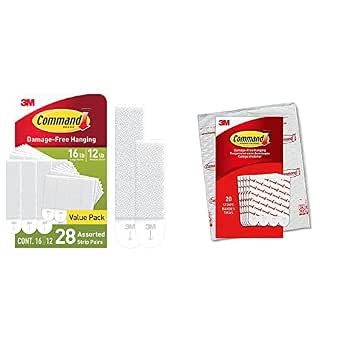 Amazon.com: Command Picture Hanging and Adhesive Strips Bundle (56 ...