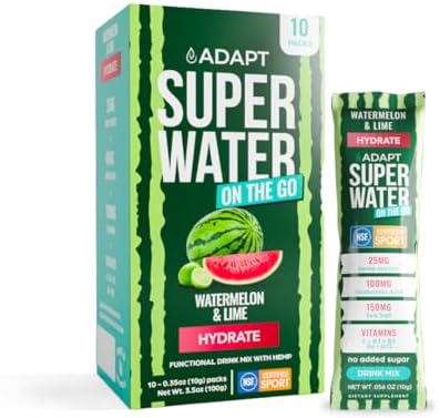 Amazon.com: Adapt SuperWater Hydrate Functional Hydration & Electrolyte ...