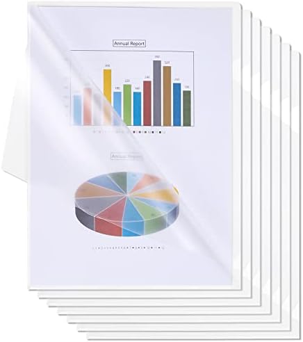 Clear Plastic Wallets A4 Plastic Sleeves Open Top & Side Cut Flush ...