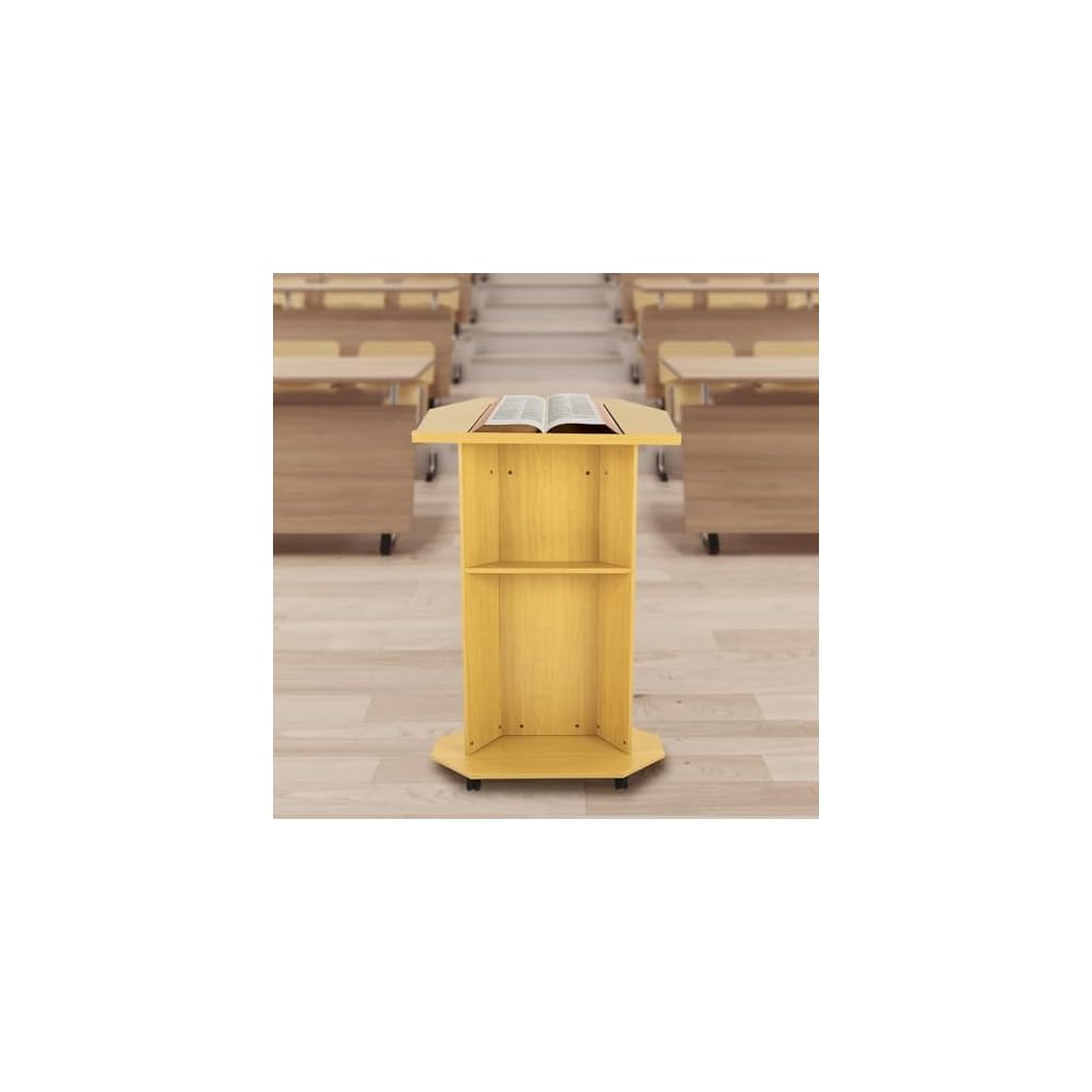 Tall Podium Table, Wooden Lectern Podium Stand, 46 Barbados | Ubuy