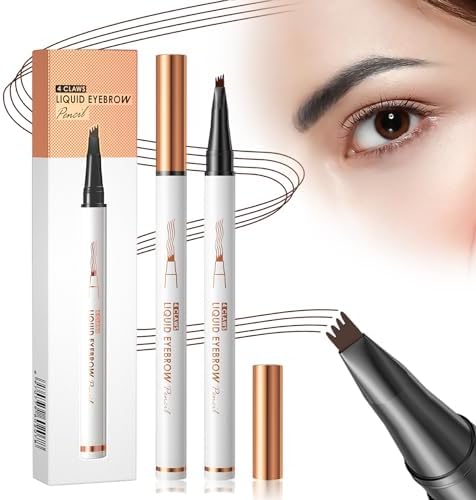 Amazon.com : 2024 New Magic Eyebrow Pencil, 4 Fork Tip 3D Microblading ...