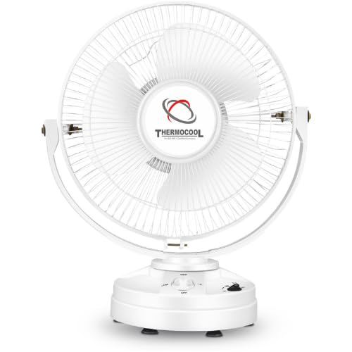 Buy THERMOCOOL Table Fan for Home Oscillating 300mm | Ultra High Speed ...
