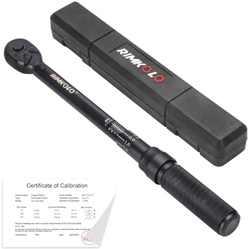ELEAD 1/2-Inch Drive Click Torque Wrench 10-150 ft.lb / 13.6-203.5 Nm ...