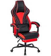 Amazon.com: NIONIK SEGEDOM Gaming Chair with Footrest and Massage ...
