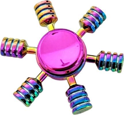 Bestie toys Six arm Adventure Shield Star Fidget Spinner Metal Ultra ...