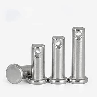 M3 M4 M5 M6 M8 M10 304 Stainless Steel Pin Shaft GB882 Axis Pin Flat Head Cylindrical Pin with ...