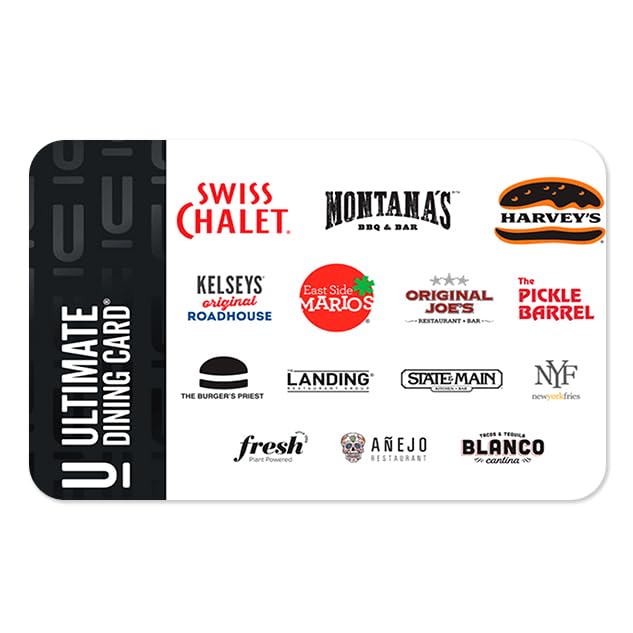 The Ultimate Dining Card eGift Card - Standard : Amazon.ca: Gift Cards