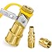 Amazon.com: GASPRO Low Pressure Propane Quick Connect Fittings Kit - 1/ ...